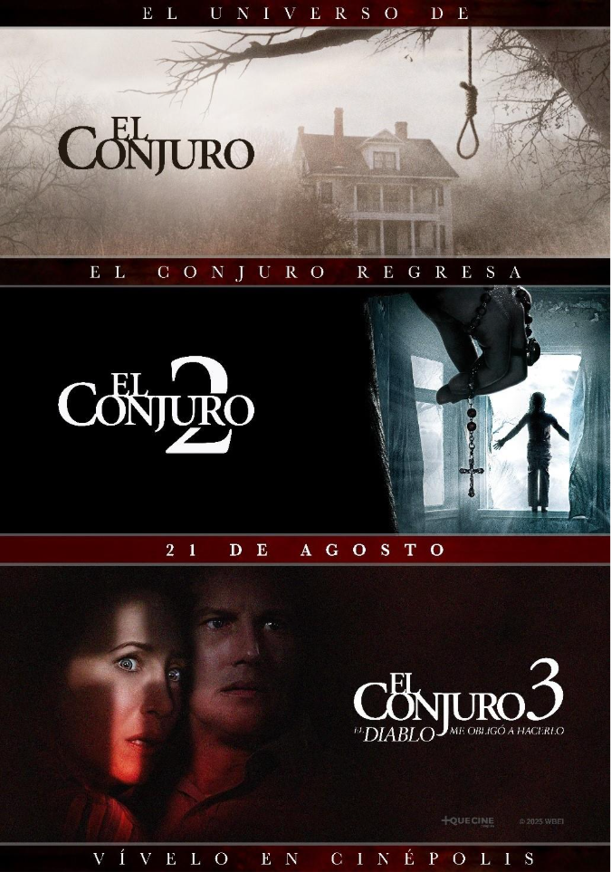 La trilogía de El Conjuro regresa a la pantalla grande – SALA LLENA